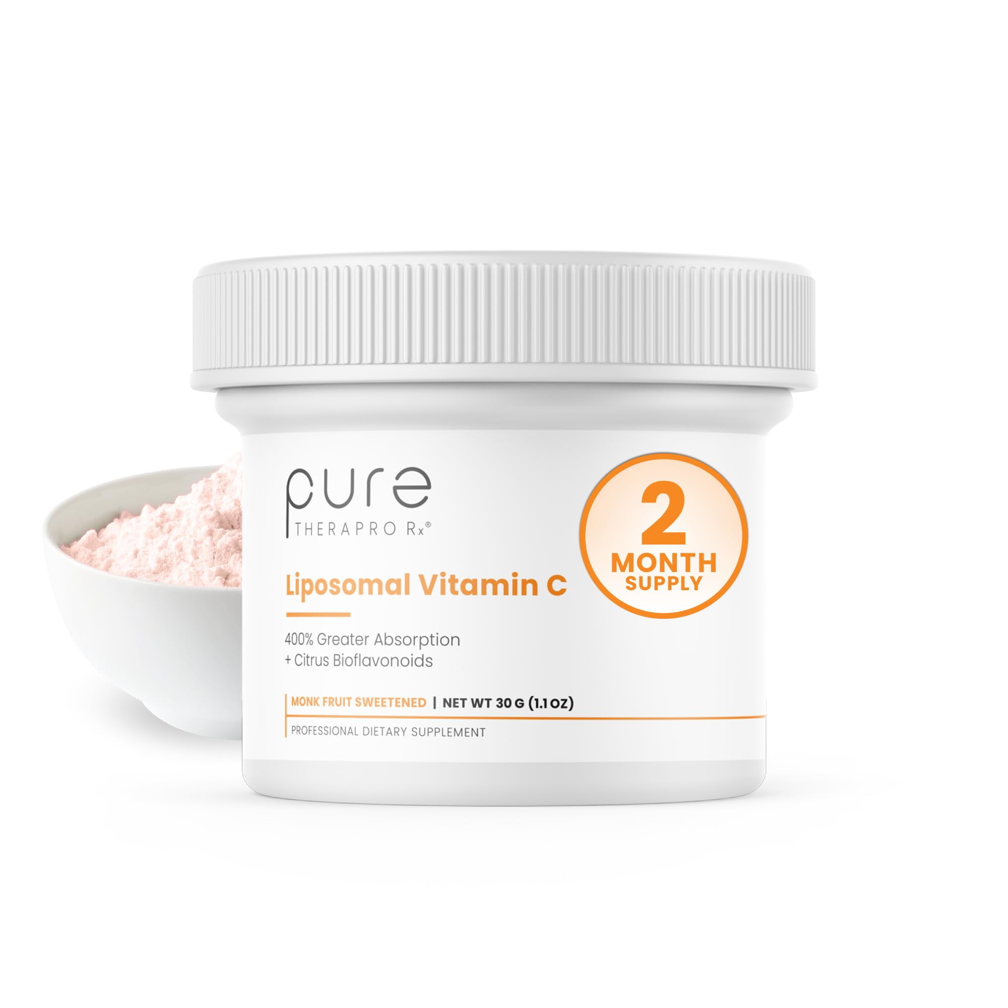 Pure Therapro Rx 100% Liposomal Vitamin C Powder, Patented PureWay ...