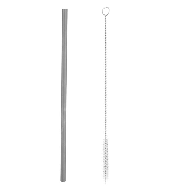 Pure Titanium Drink Straw Outdoor Travel Portable Milk Tea Stirrer Bar ...