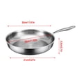 Pure Titanium Frying Pan Uncoated Nonstick Induction Safe Lid Cookware ...