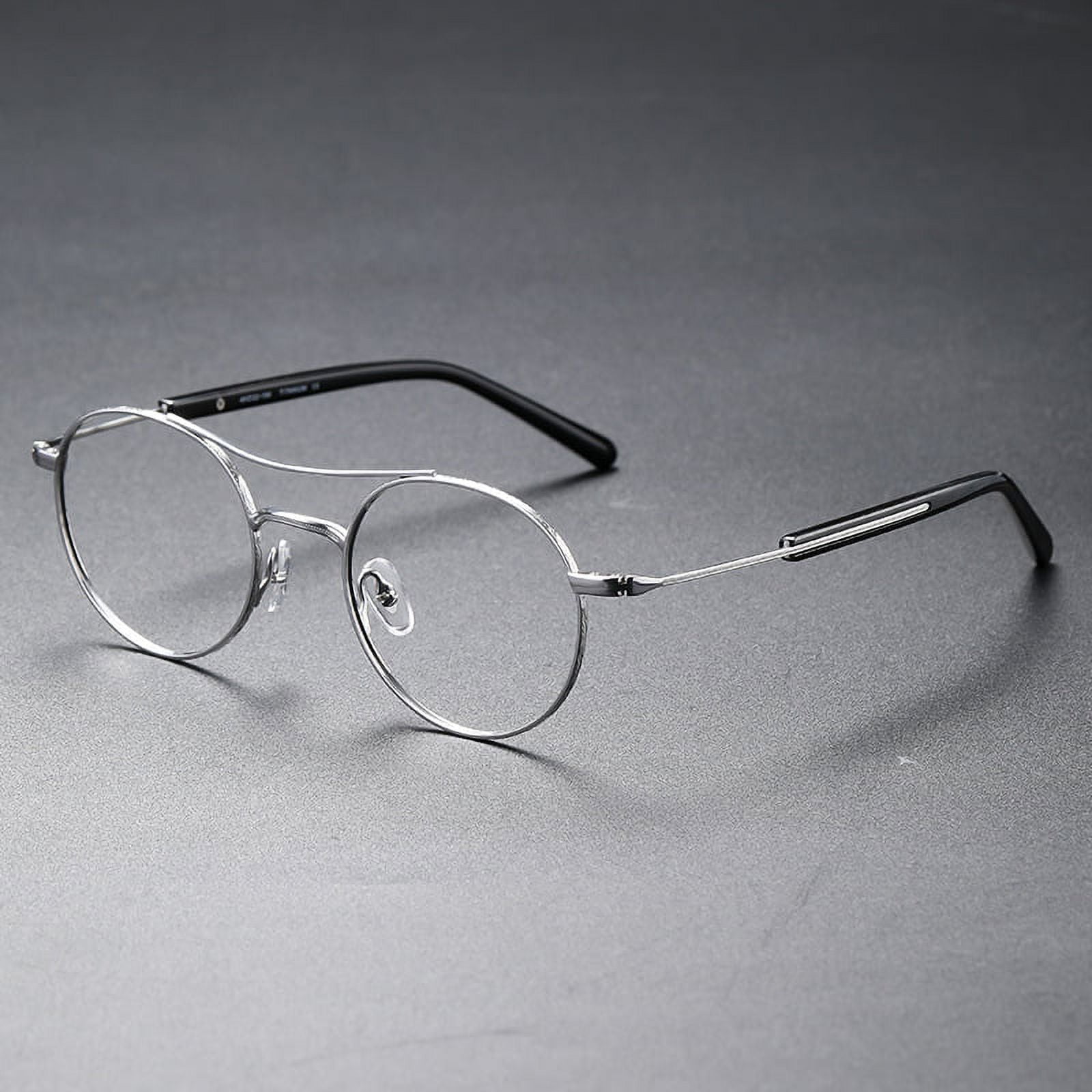 Pure Titanium Glasses Frames Round Womens Mens Eyeglasses Frames ...