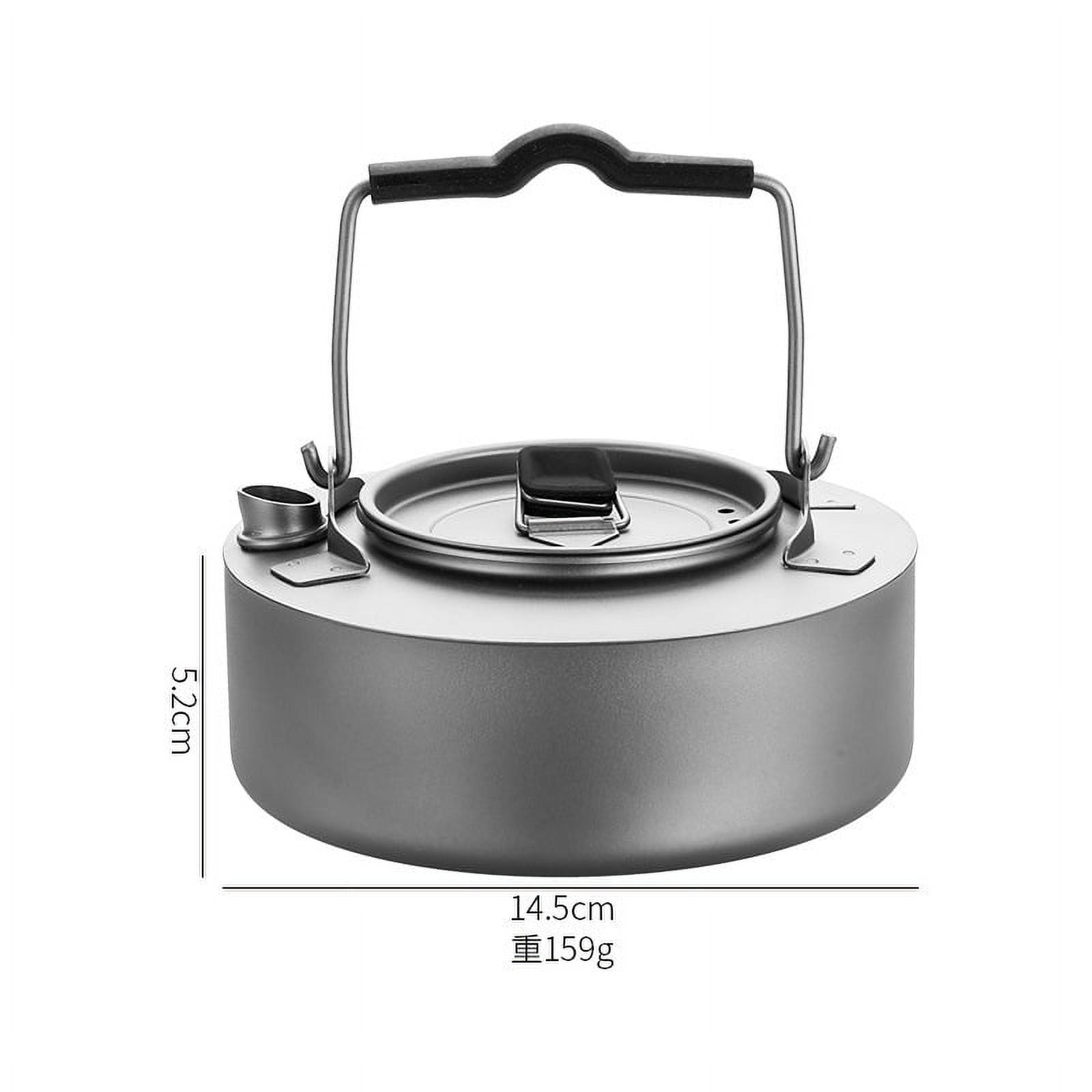Pure Titanium Outdoor Camping Kettle - Portable Tea Kettle for Camping ...