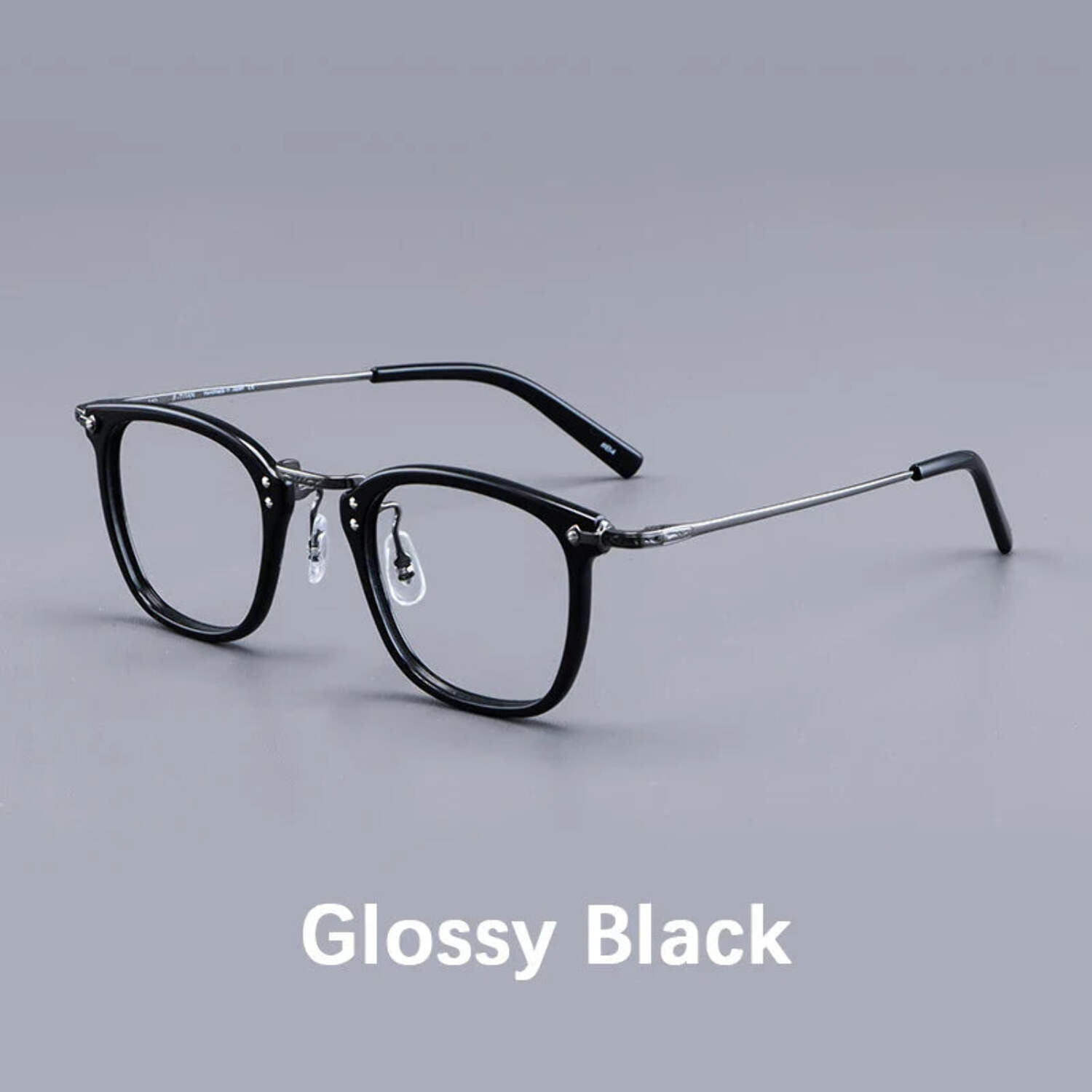 Pure Titanium Rectangular Frame Eyeglasses Man Business Style Acetate ...