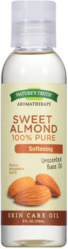 Pure Unscented Skin Care Base Oil, Sweet Almond 4 oz ( Pack of 4 ...