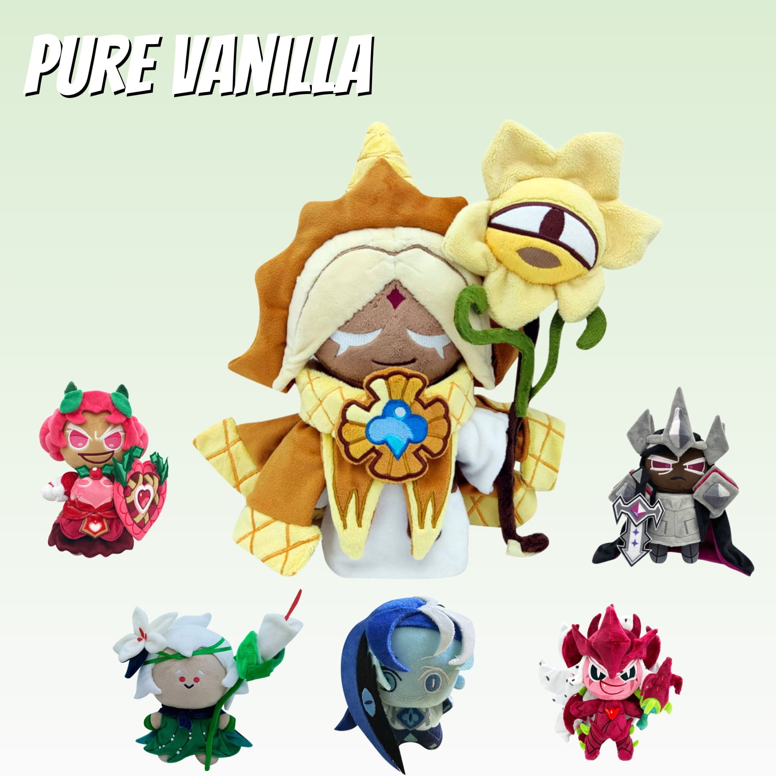 Pure Vanilla Cookie Plush, 9.8 Inches, Soft and Adorable Stuffed Toy ...