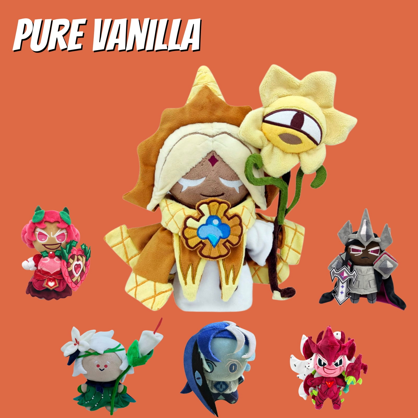Pure Vanilla Cookie Plush - 9.84 Inch Official Merchandise, Soft ...