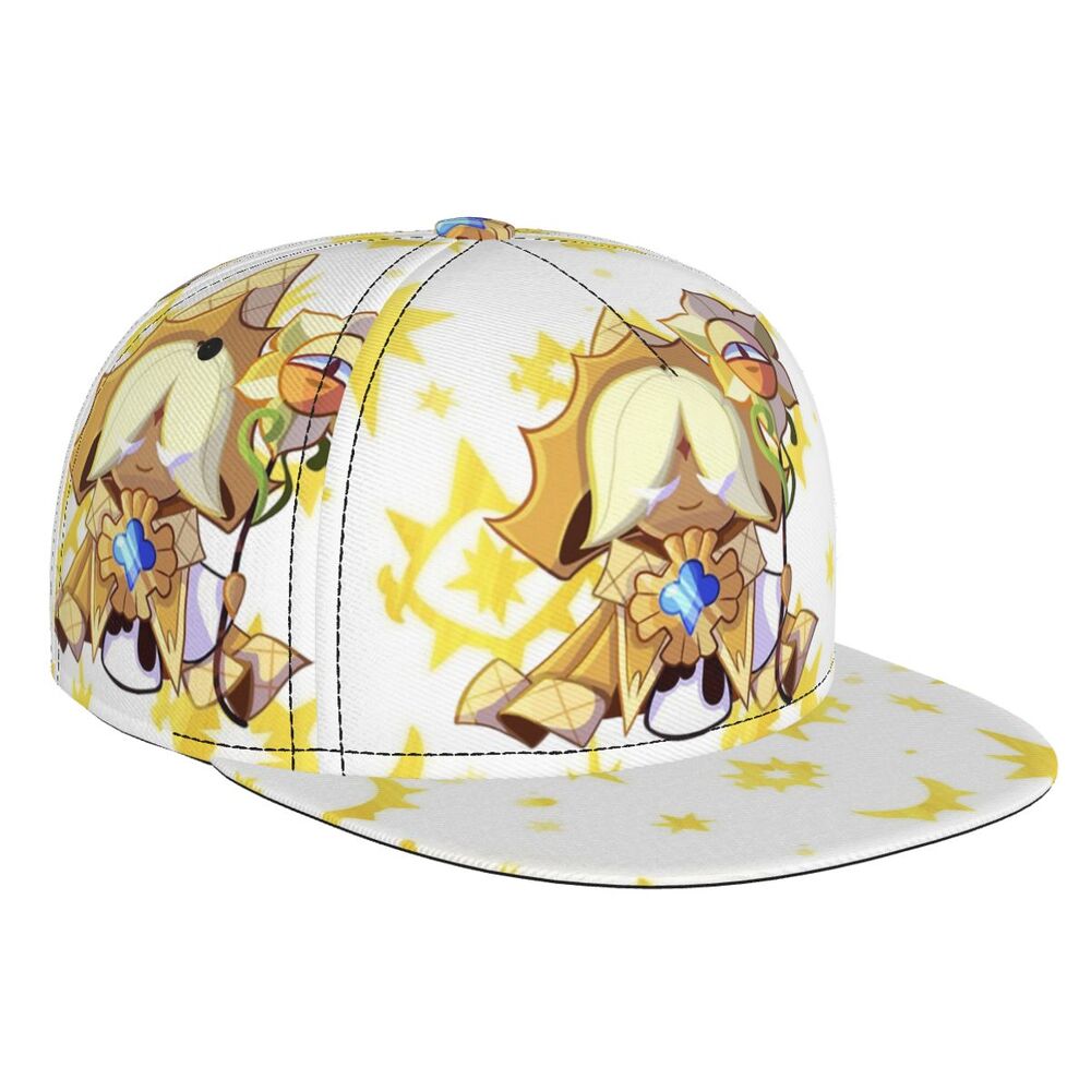 Pure Vanilla Cookie Run Adjustable Brim Bill Baseball Cap Adjustable ...