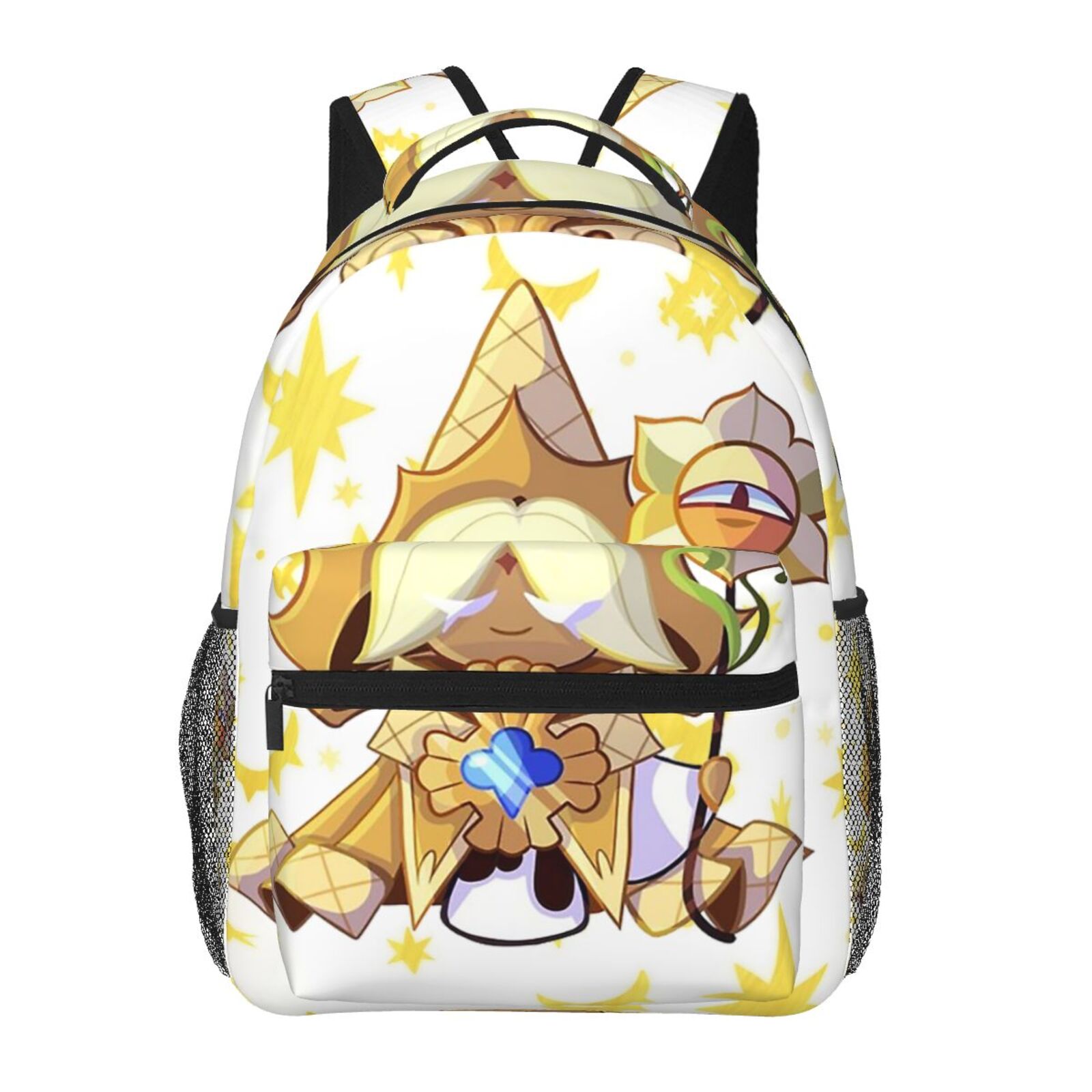 Pure Vanilla Cookie Run Casual Backpacks Lightweight Backpack Shoulder ...