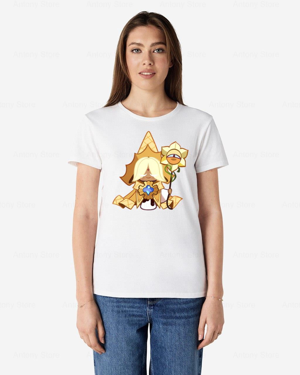 Pure Vanilla Cookie Run Kingdom Mobile Game Character T-Shirt unisex up ...