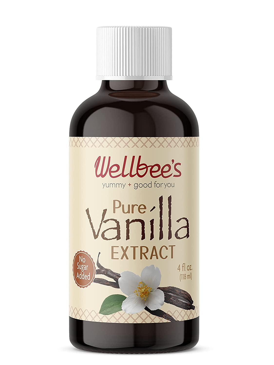 Pure Vanilla Extract 4 oz - Gourmet Vanilla - Non-GMO - Paleo & SCD ...