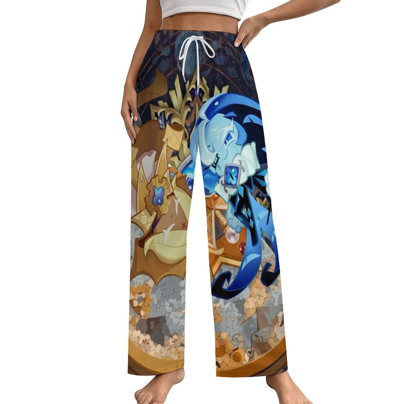 Pure Vanilla Shadow Milk Cookie Home Pajamas Long Pants Ladies Pjs ...