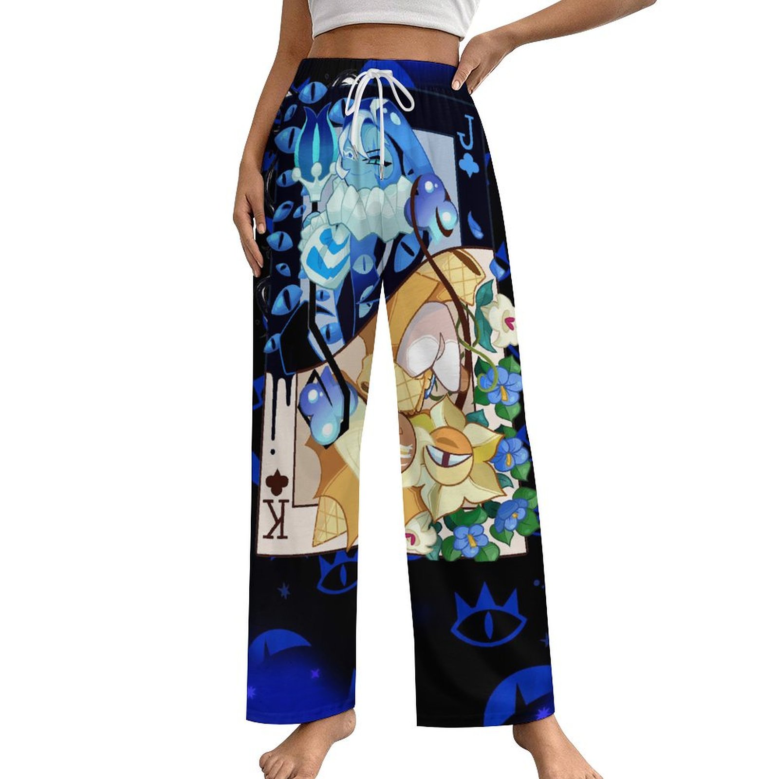 Pure Vanilla Shadow Milk Cookie Home Pajamas Long Pants Ladies Pjs ...