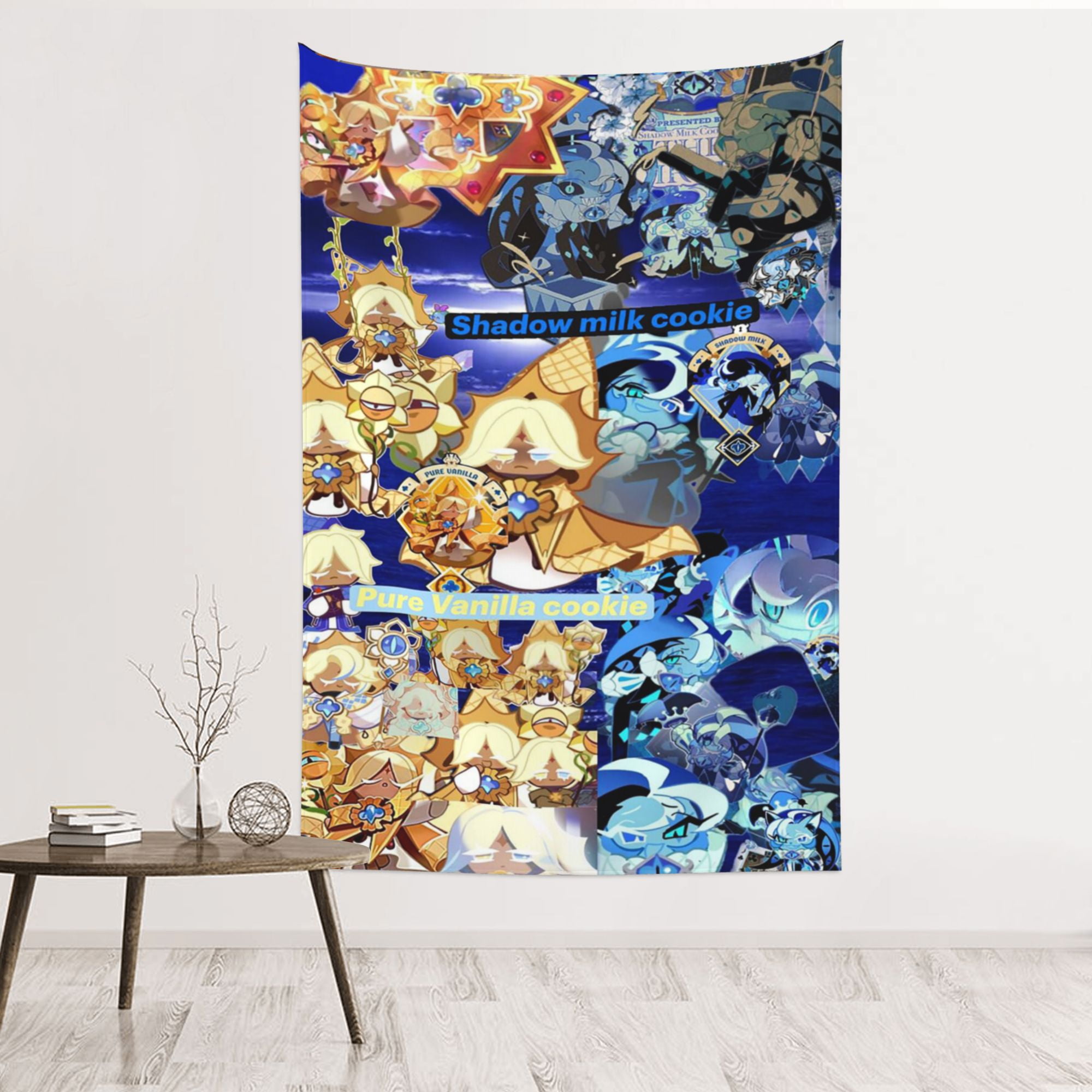 Pure Vanilla Shadow Milk Cookie Tapestry Banner 60 X 40 inch Decor Art ...