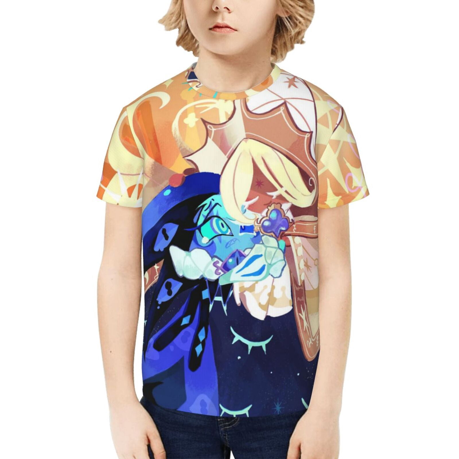 Pure Vanilla Shadow Milk Cookie Youth T-shirt Short Sleeve Graphic Top ...