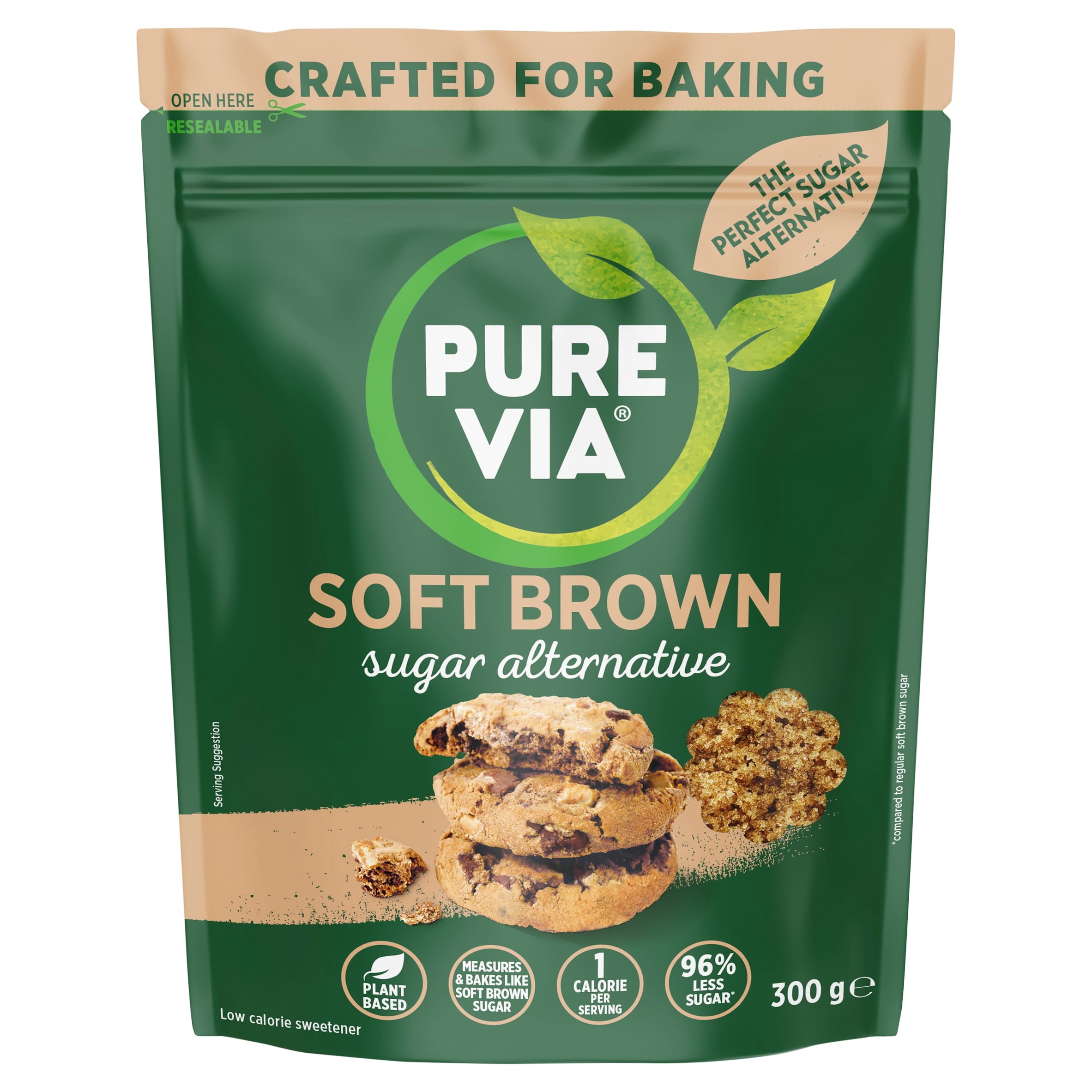 Pure Via Baker's Secret Soft Brown Sugar Alternative 300G, Imported ...