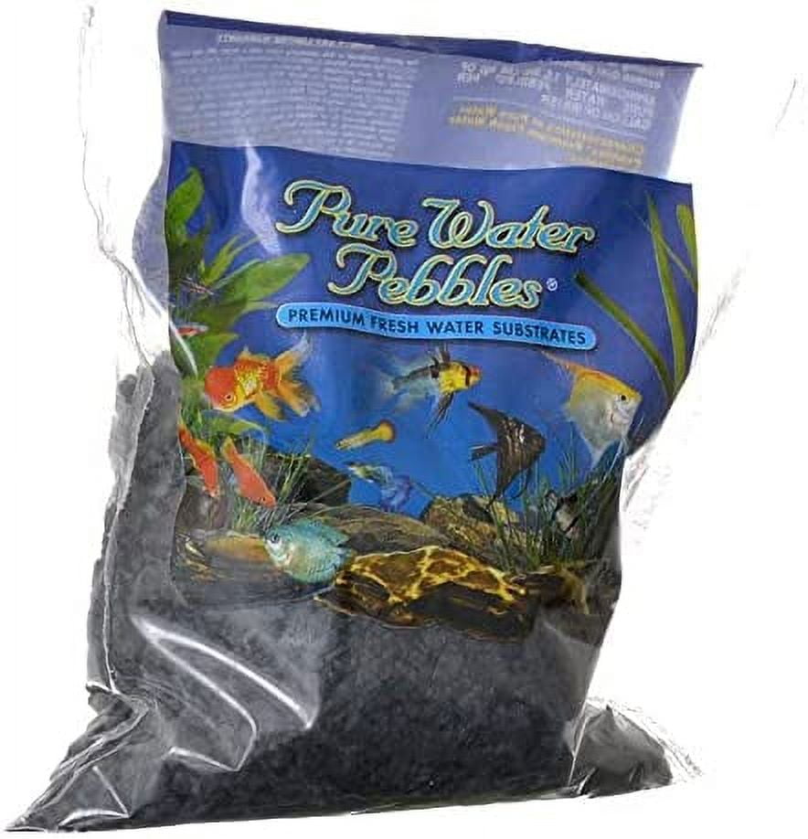 Pure Water Pebbles Aquarium Gravel - Jet Black - Walmart.com