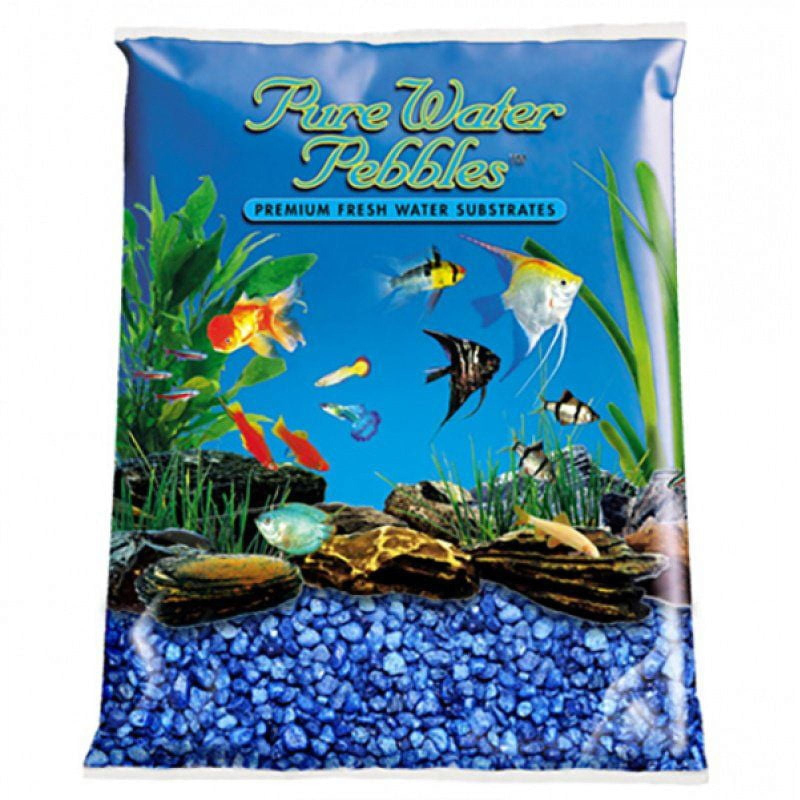 Pure Water Pebbles Aquarium Gravel - Marine Blue [Aquarium, Aquarium ...