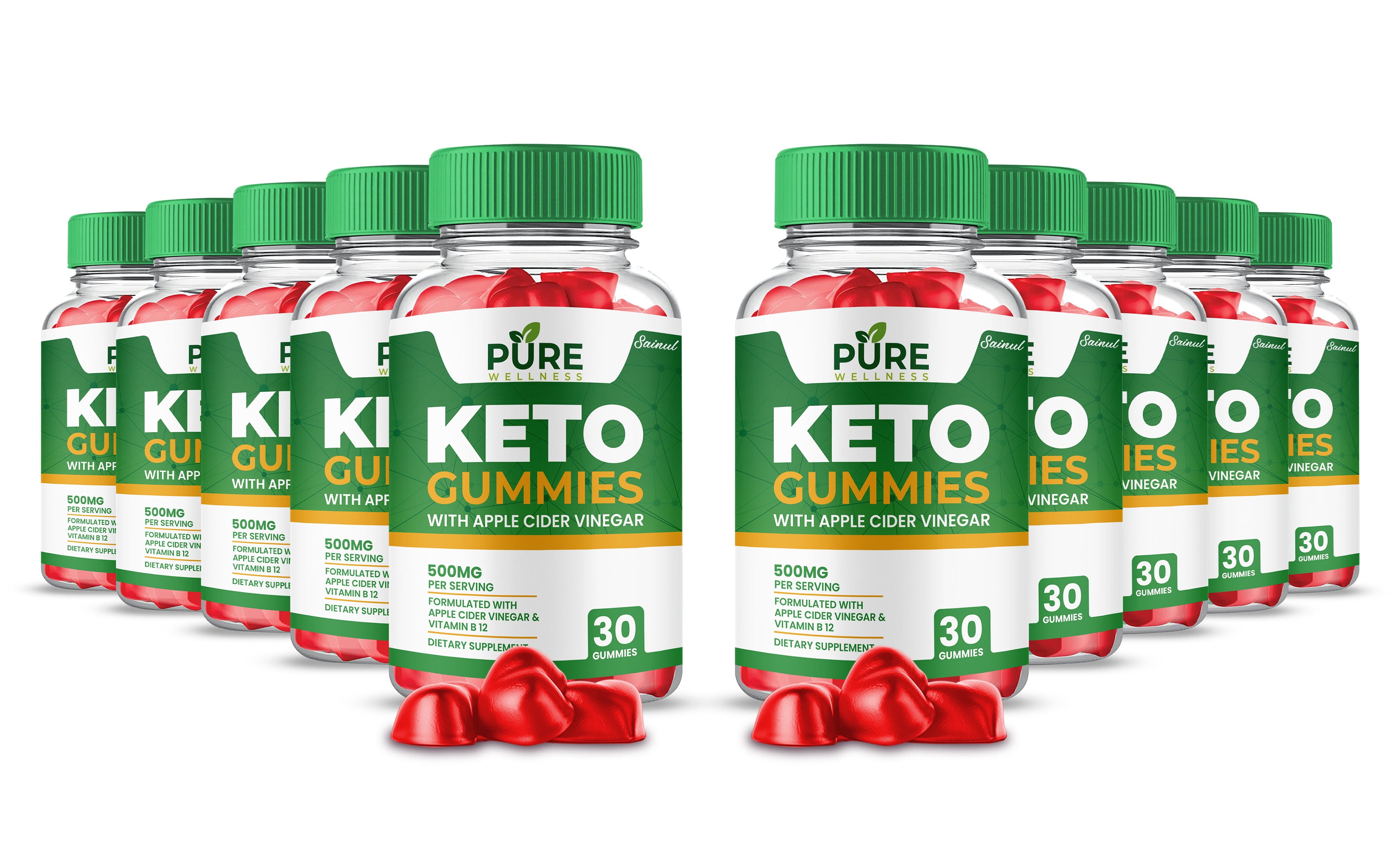 Pure Wellness Keto ACV Gummies, Maximum Strength Formula, Pure Wellness ...