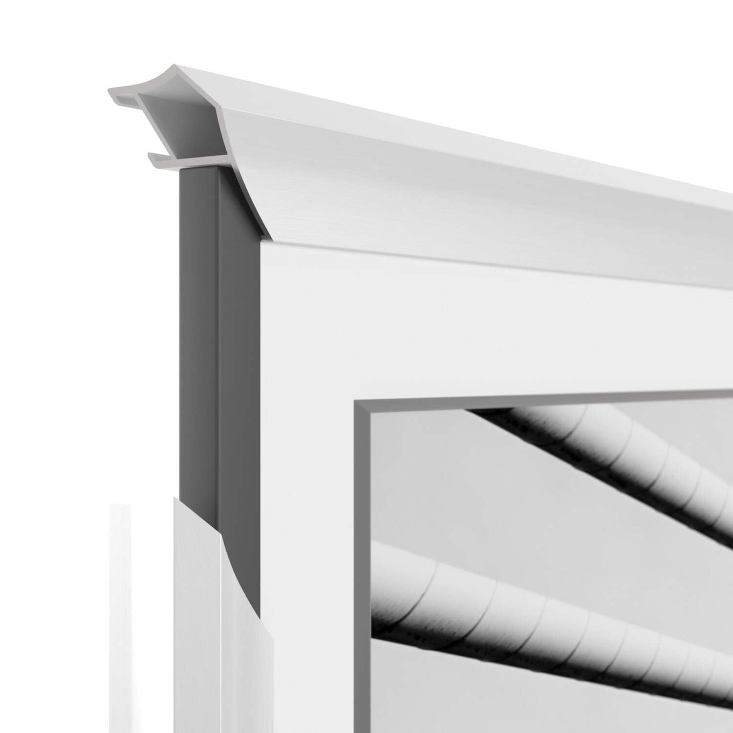 Pure White - Alloy Prismatic Samsung Frame Bezel - Walmart.com