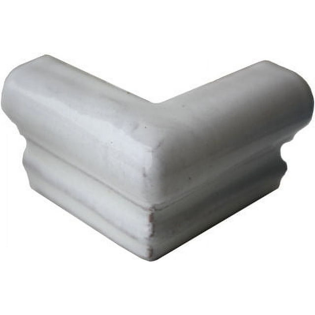 Pure White Chair Rail Corner Molding, Set of 4 pcs - Walmart.com