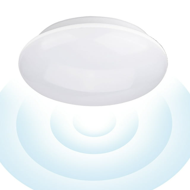 Pure White LED Ceiling Wall Surface Mount Microwave Motion Activated ...