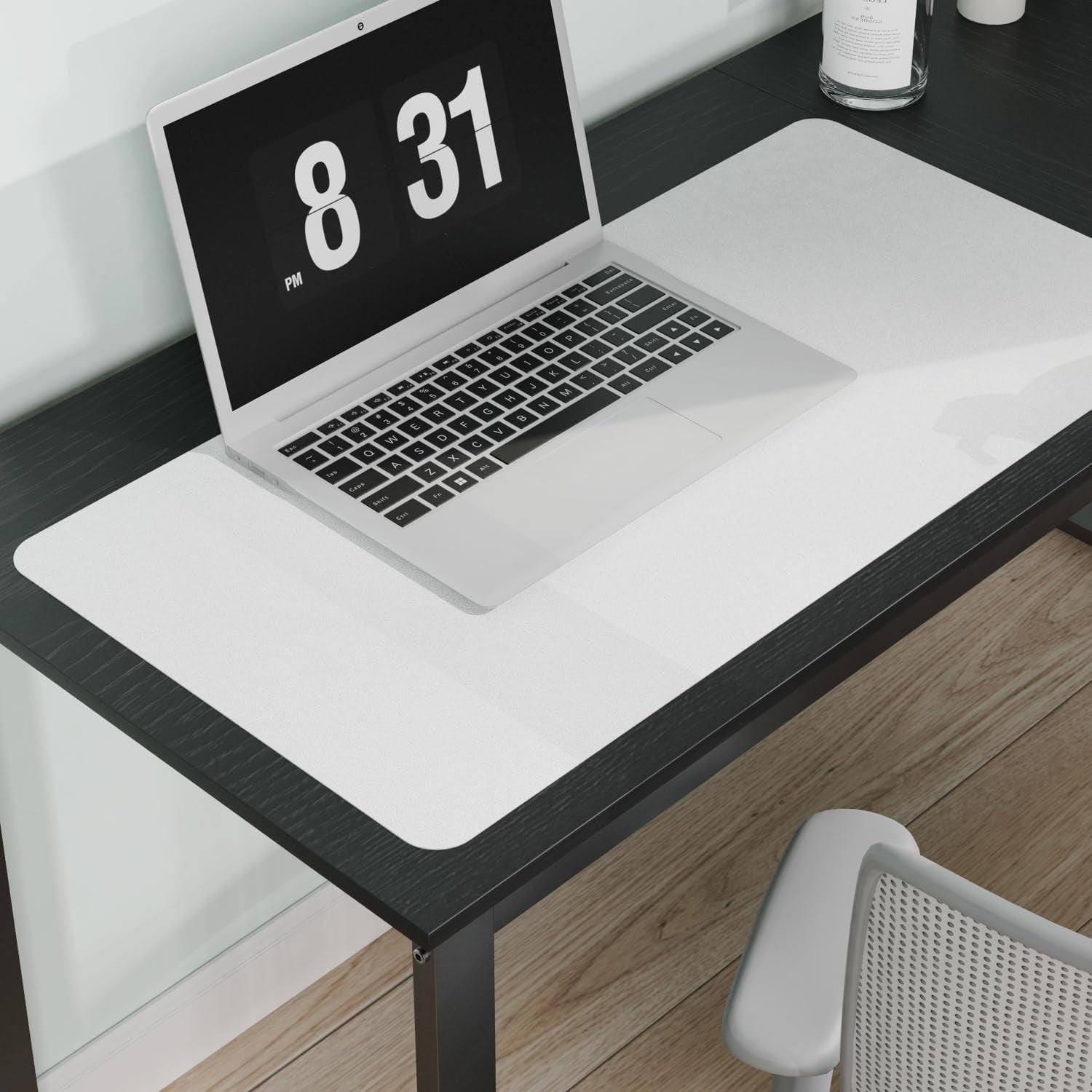 Pure White Plastic Table Cover Protector, 24" X 48" Waterproof Easy ...