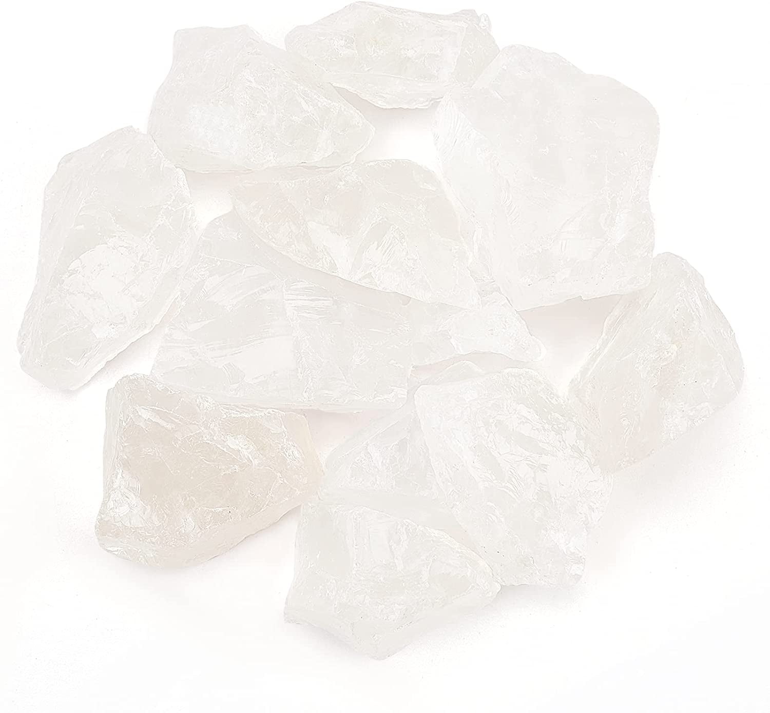 Pure White Raw Natural Rock Crystal Quartz Stone Rough Clear Quartz ...