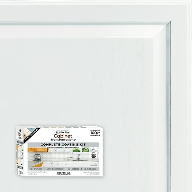 Pure White, Rust-Oleum Cabinet Transformations Satin Coating Kit ...