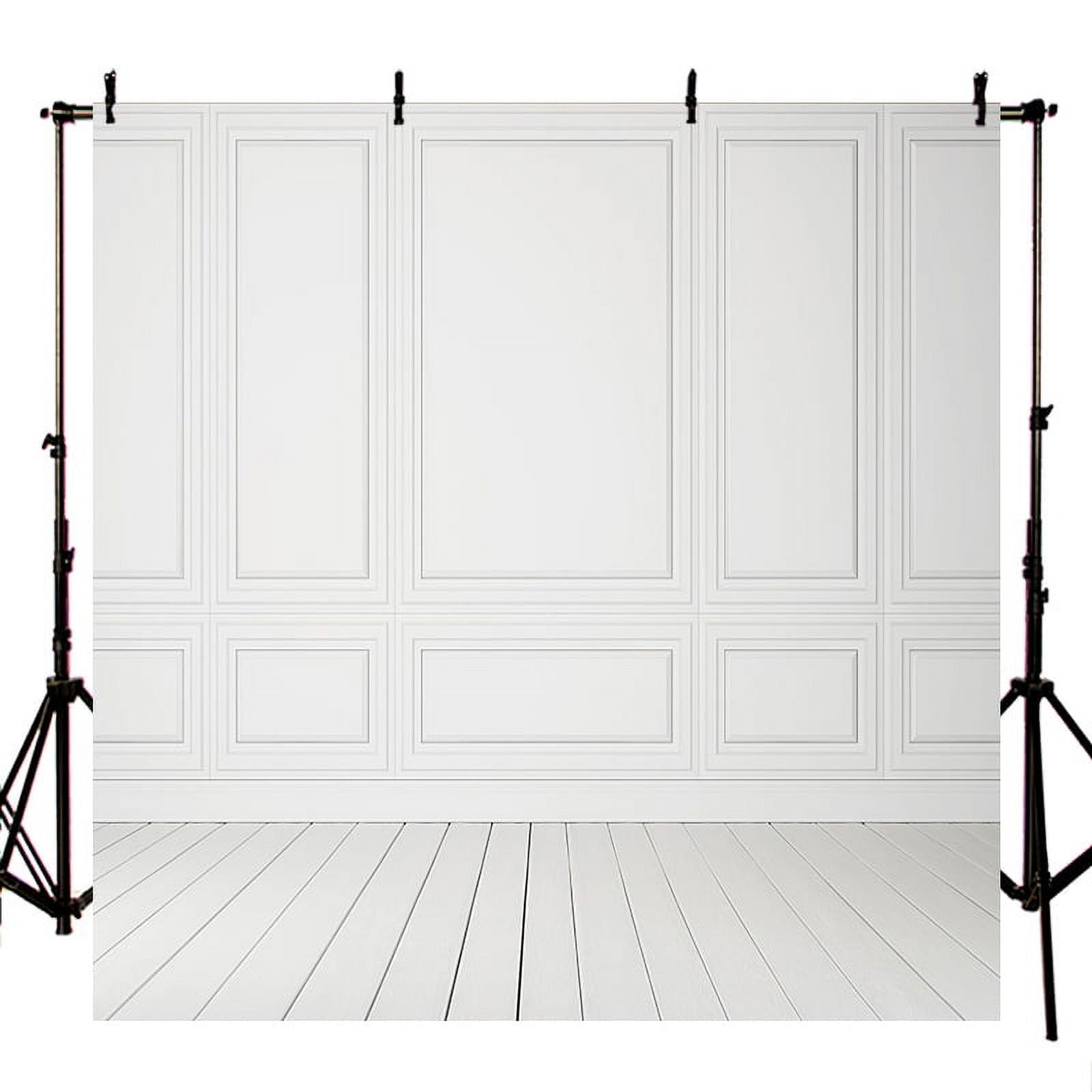Pure White Wood Wall Photo Background White Wainscot Chair Rail Wall ...