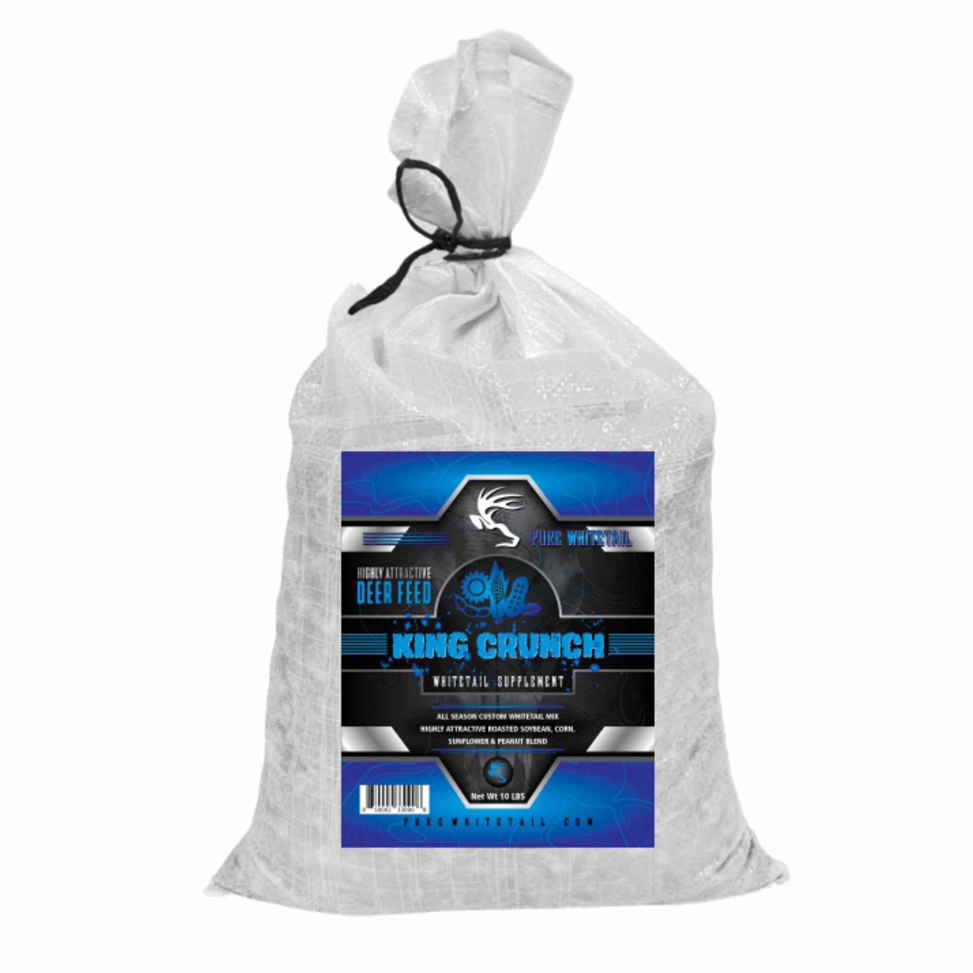 Pure Whitetail King Crunch Feed for Deer and Other Wildlife, 10 lb Bag ...