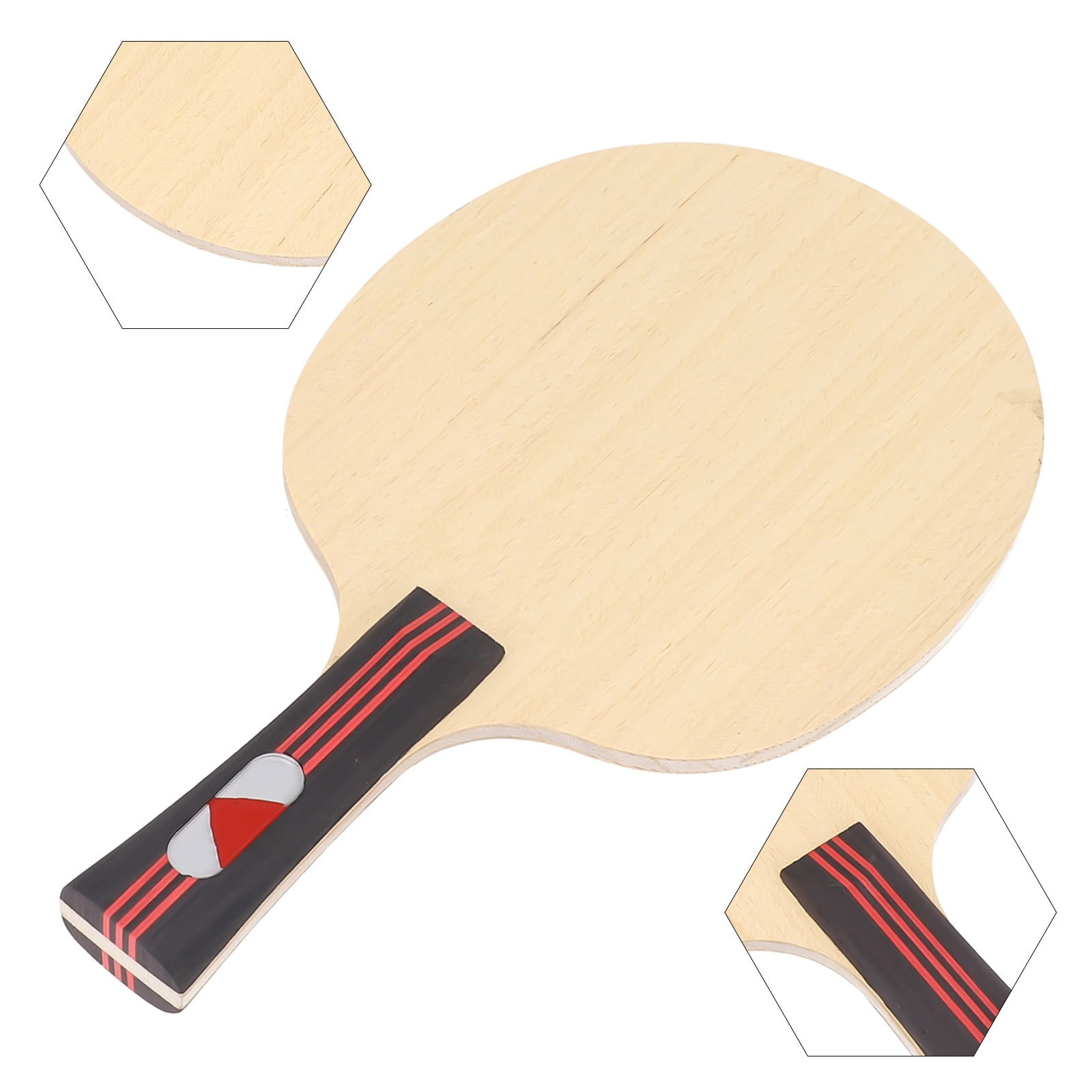Pure Wood Training Table Tennis Racket Base Plate Lightweight Ping Pong ...