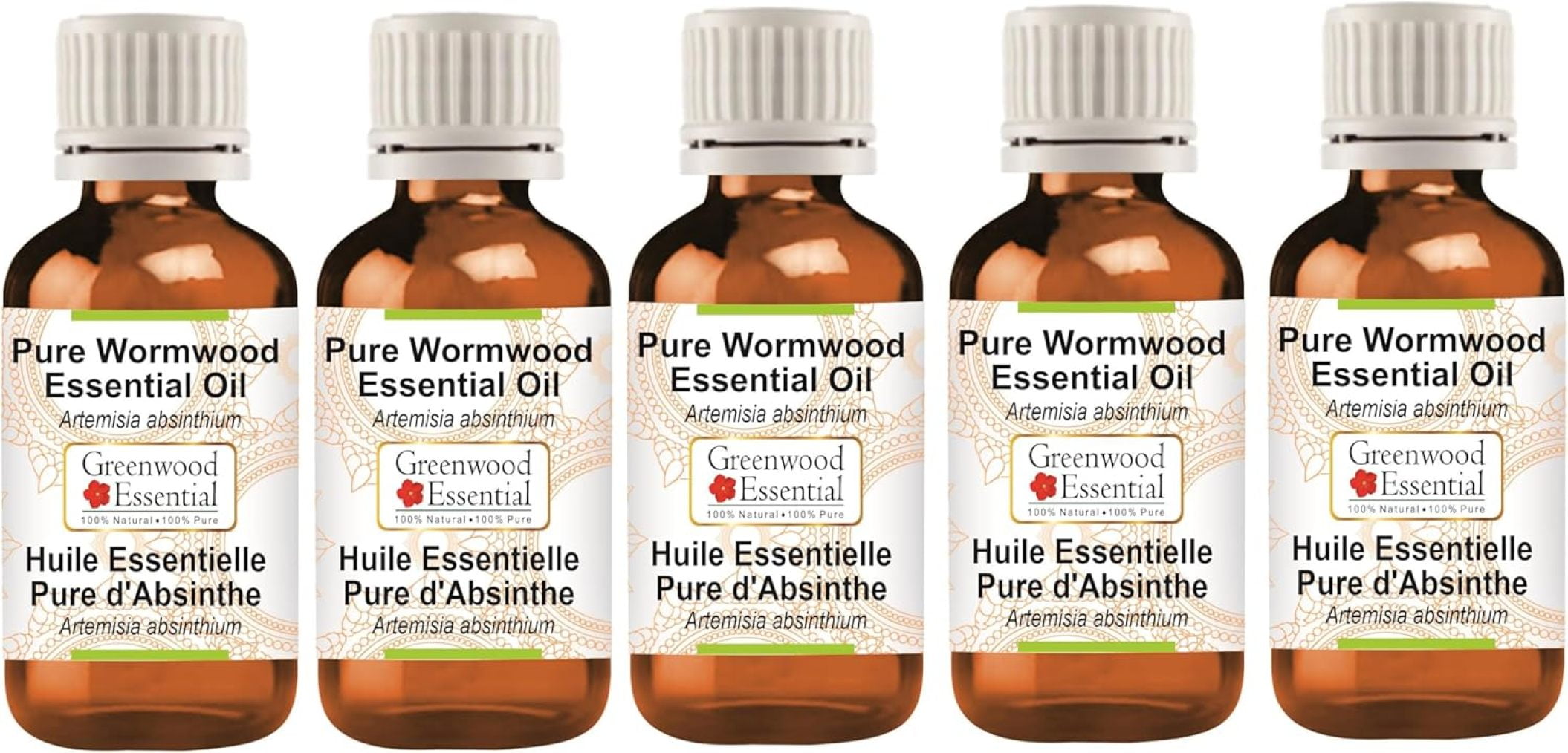 Pure Wormwood Essential Oil (Artemisia Absinthium) Steam Distilled ...