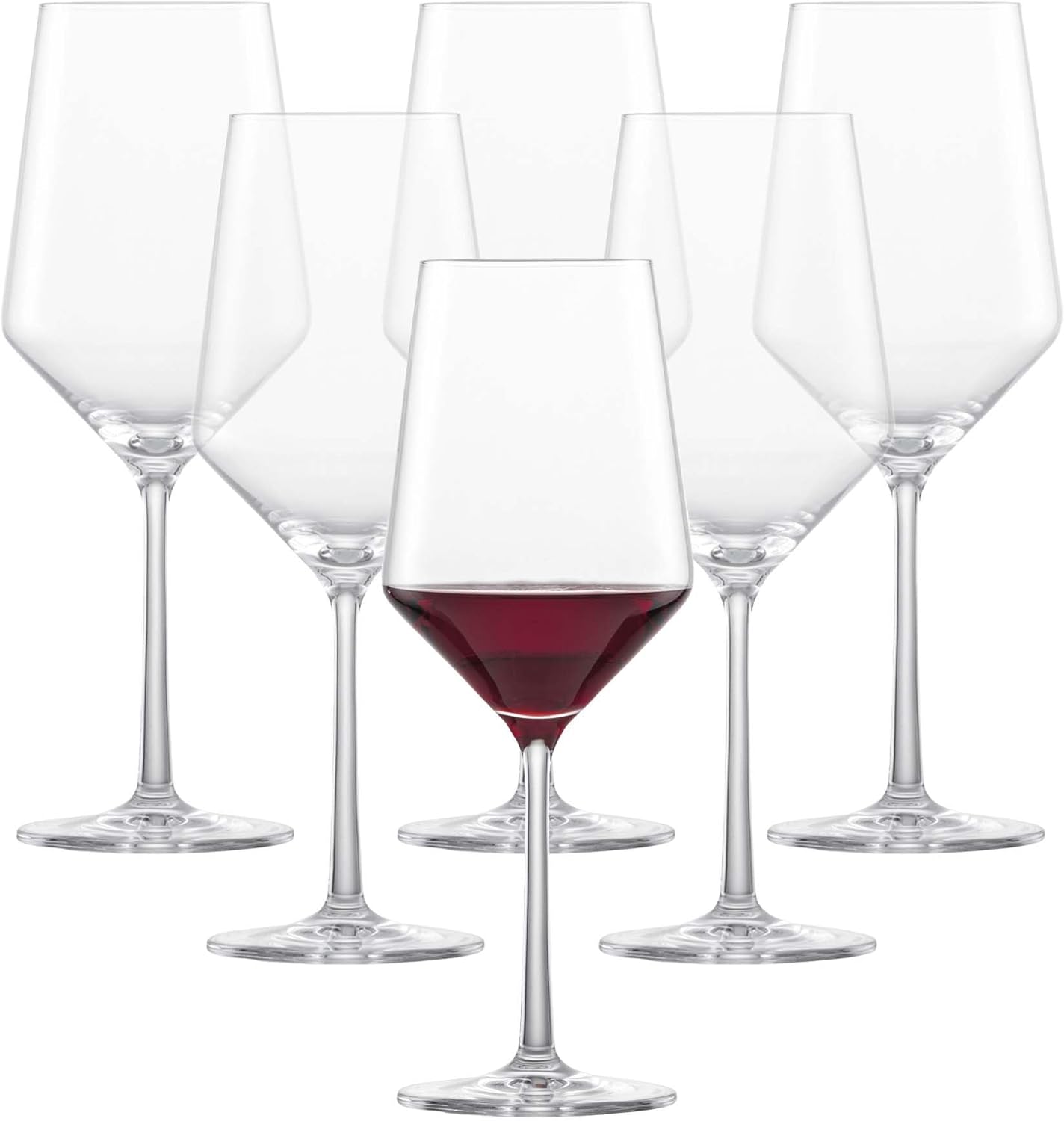 Pure abernet Red Wine Glass (Set of 6), Graeful Wine Glasses for Red ...