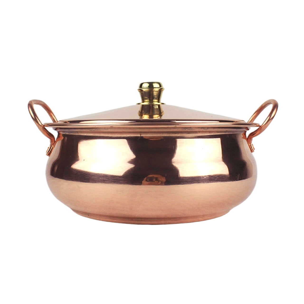 Pure copper pot copper soup pot cooking pot copper cookware handmade ...