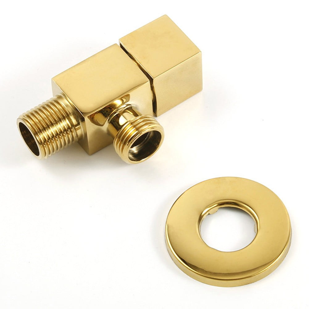 Pure Copper Triangle Valve Toilet Angle Valve Water Heater 1/4 Inch ...