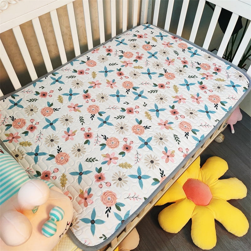 Pure cotton plus velvet five-layer waterproof diaper pad aunt pad ...