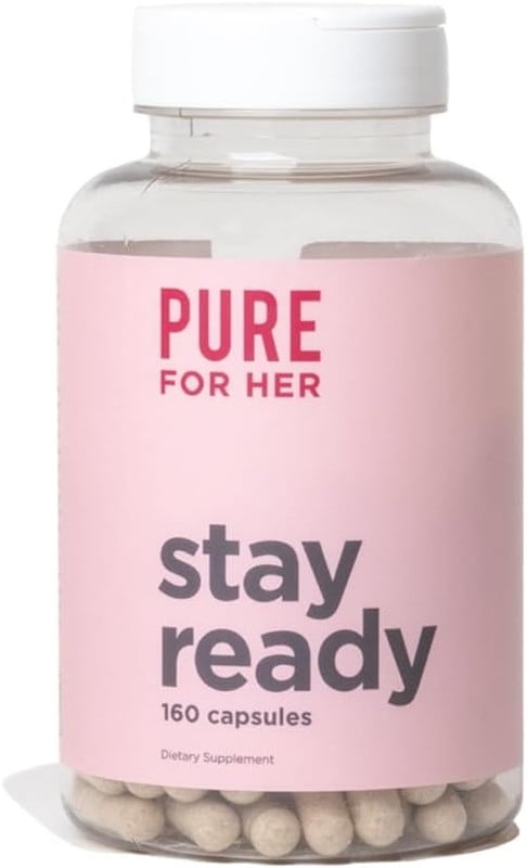 Pure for Her Vegan Stay Ready Fiber Supplement for Women | Bloat & Gas ...