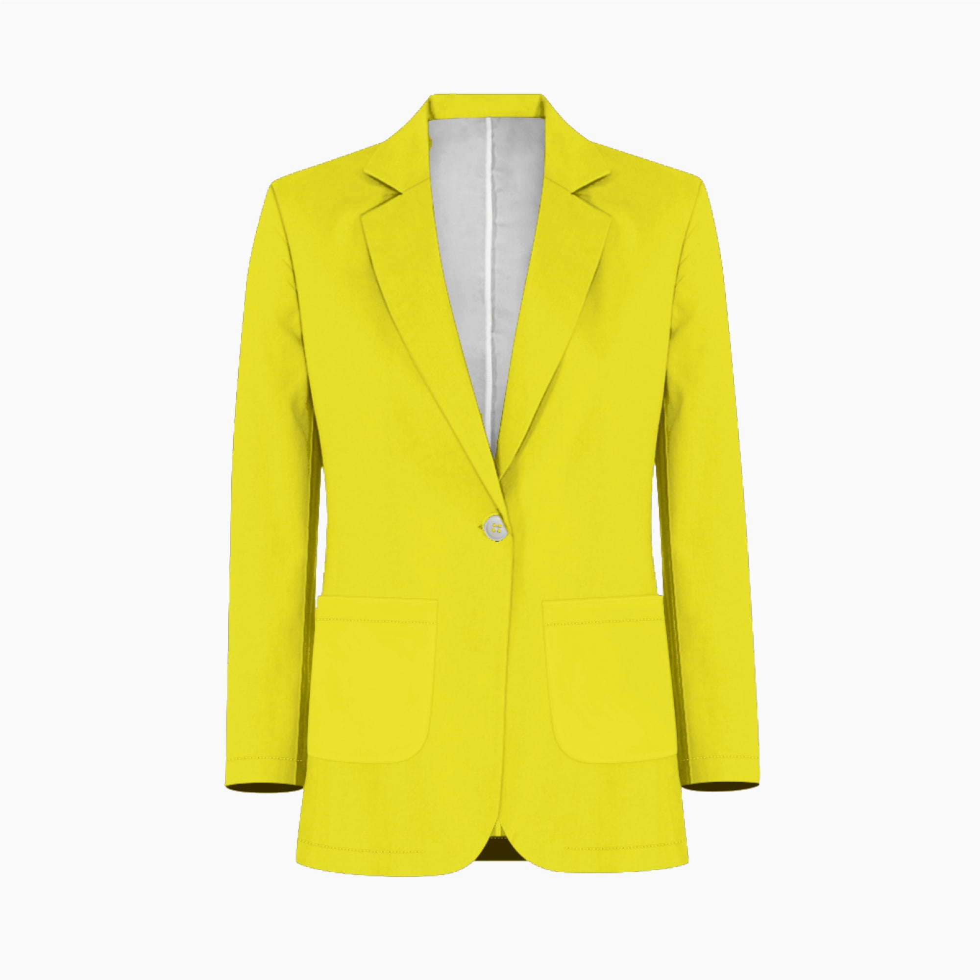Pure yellow Mens Suits Shawl Collar Slim Fit Suit Mens Groom Jacket ...