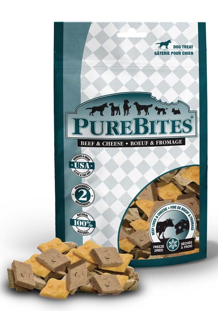 PureBites Beef Liver & Cheese Freeze Dried Dog Treats 8.8 oz - Walmart.com