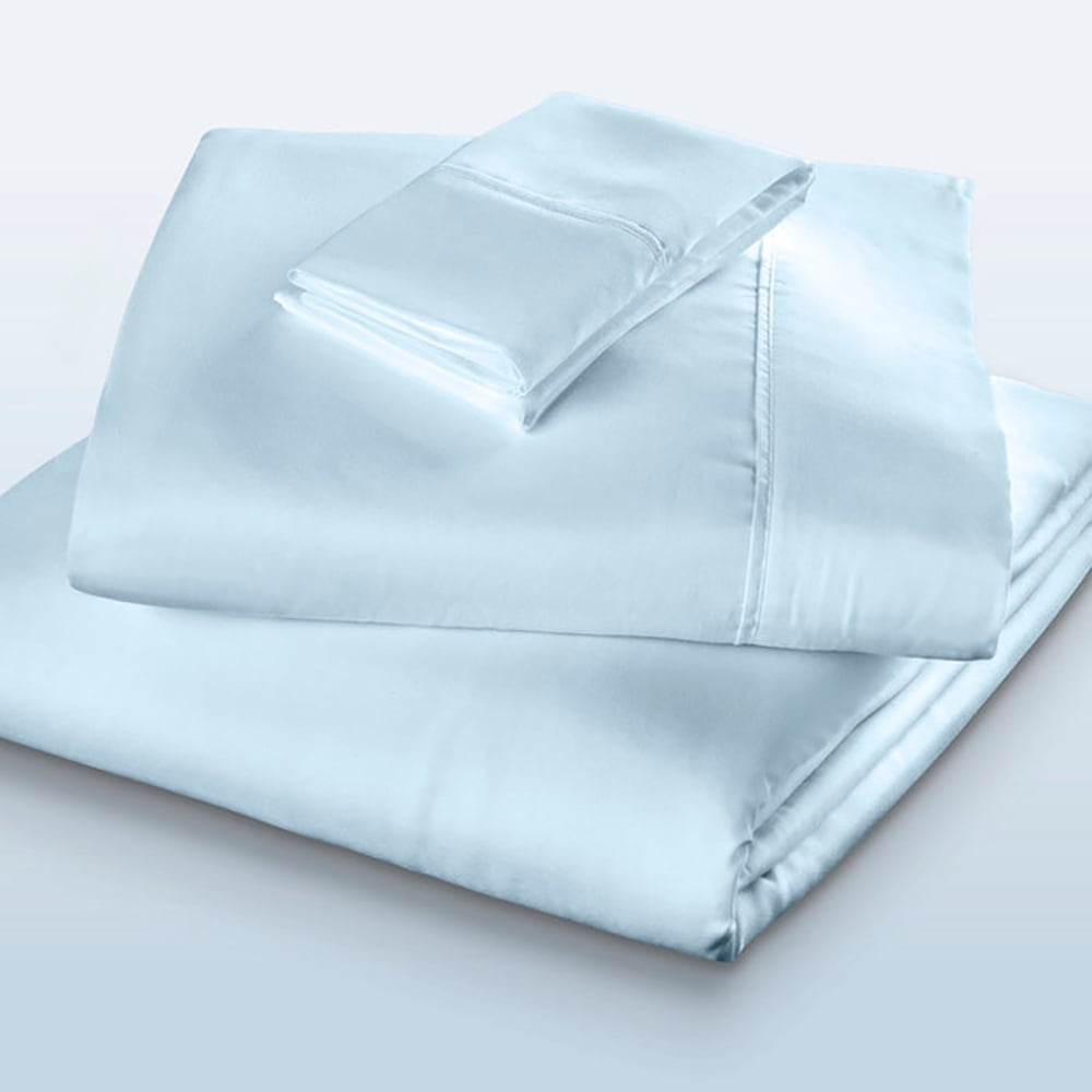 Purecare Deluxe Cotton Light Blue Sheets In Cal King - Walmart.com