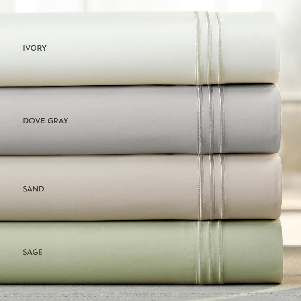 PureCare Premium Celliant Sheet Set Split King, Sage - Walmart.com