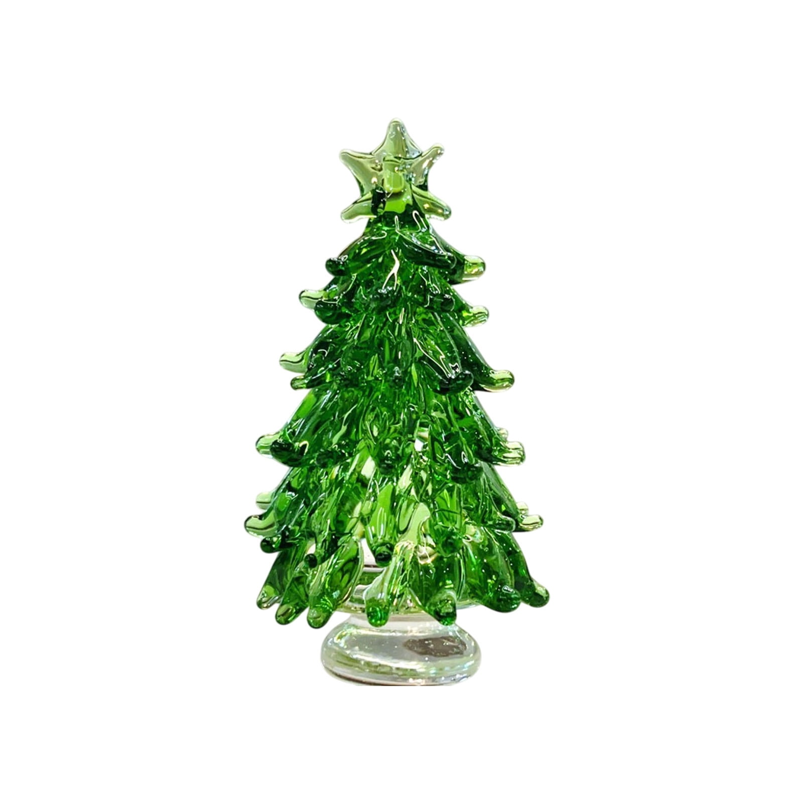 PureCasa Crystal Christmas Tree Decoration for Xmas Window Tabletop ...