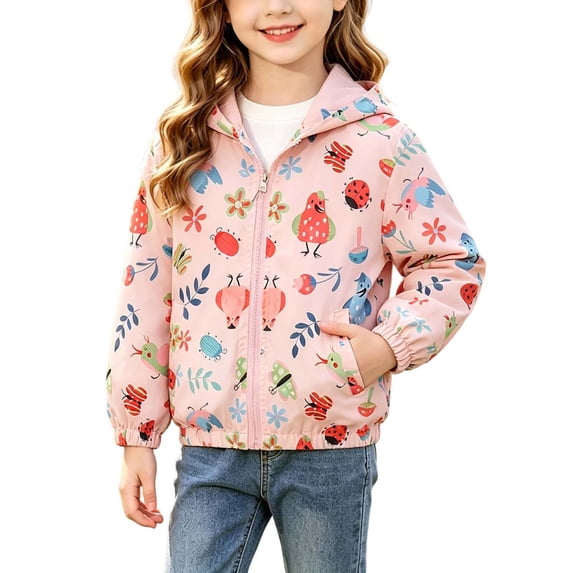 PureCasa Jackets for Toddlers Kids Boys Girls 1-9 Years Cute Zip Up ...