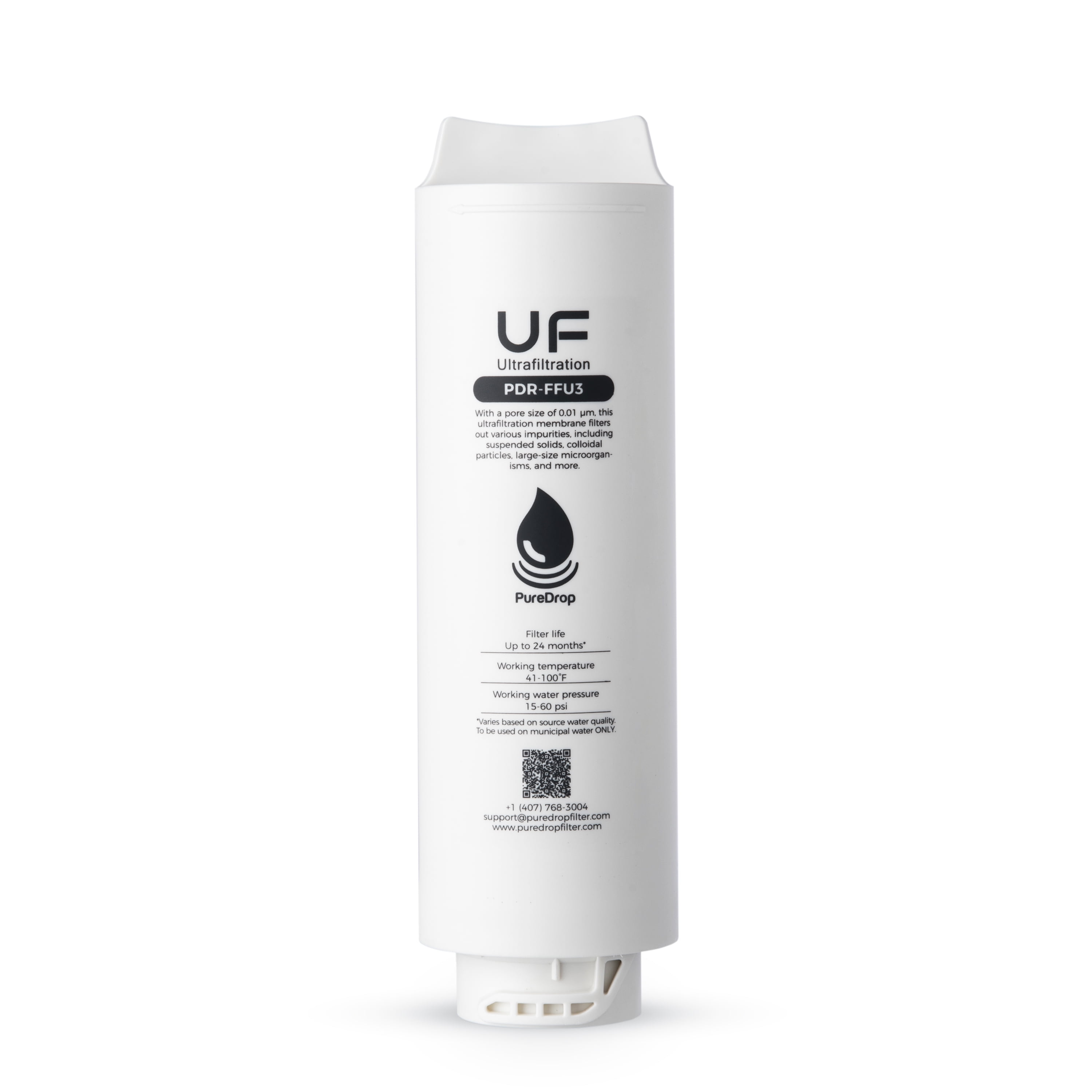 PureDrop PDR-FFU3 0.01μm Ultra-Filtration Membrane Replacement Filter ...