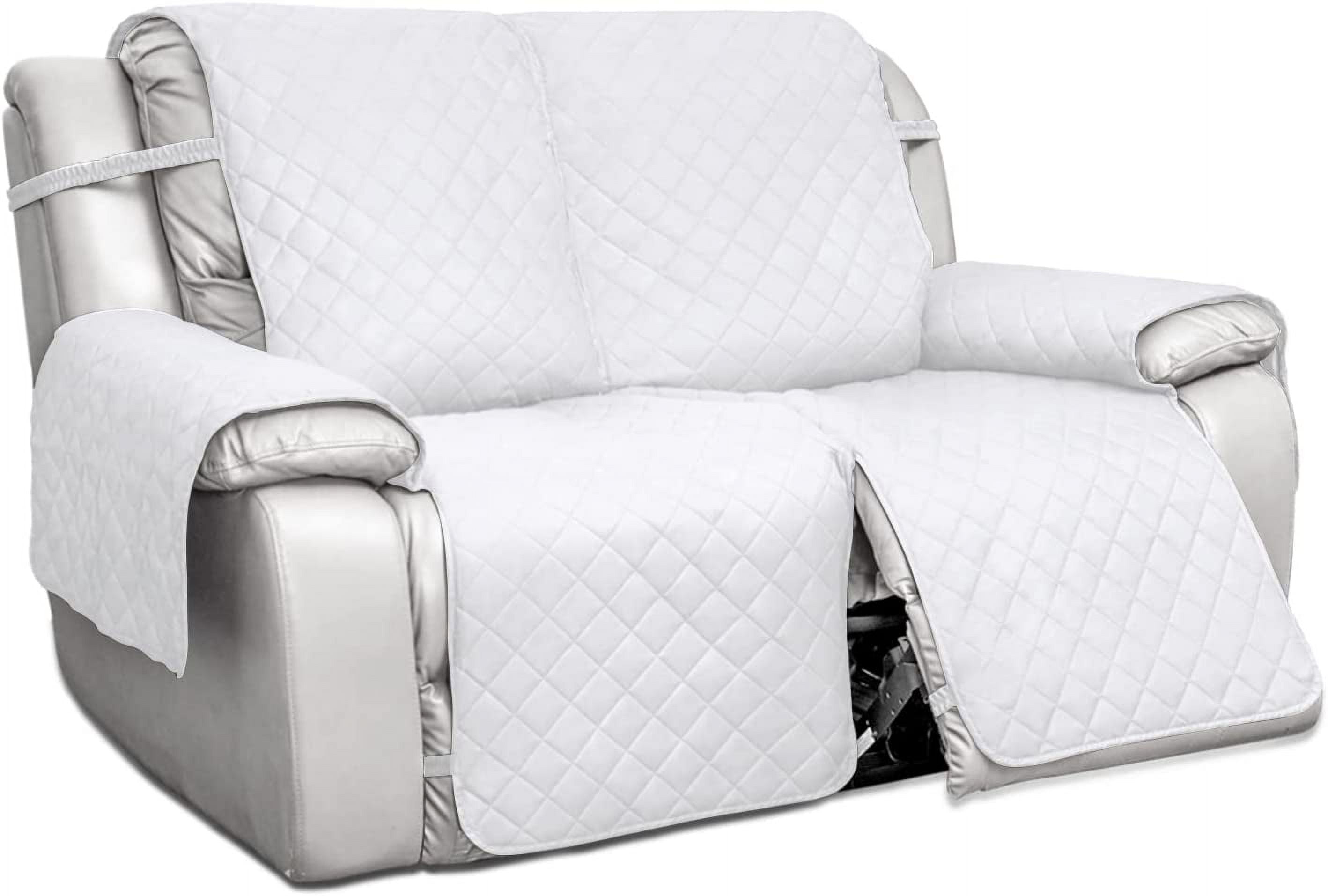 PureFit Water Resistant Reversible Sofa Covers for Reclining Sofa 2 ...