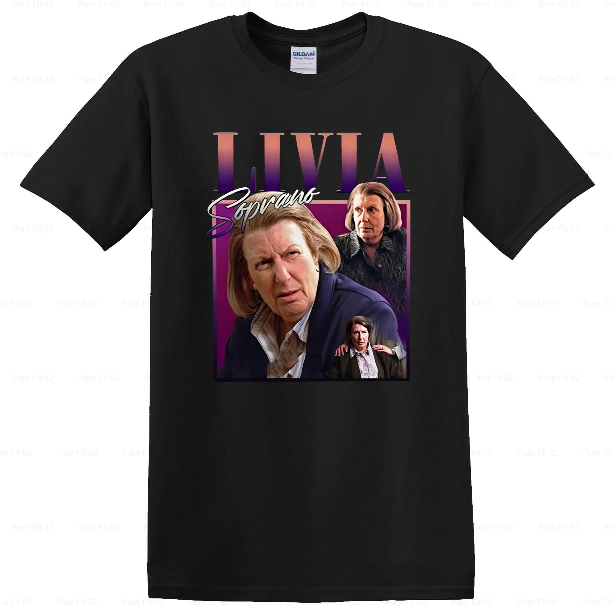 PureFit92 Livia Soprano Classic TV Show Fan T-Shirt, for men & women ...