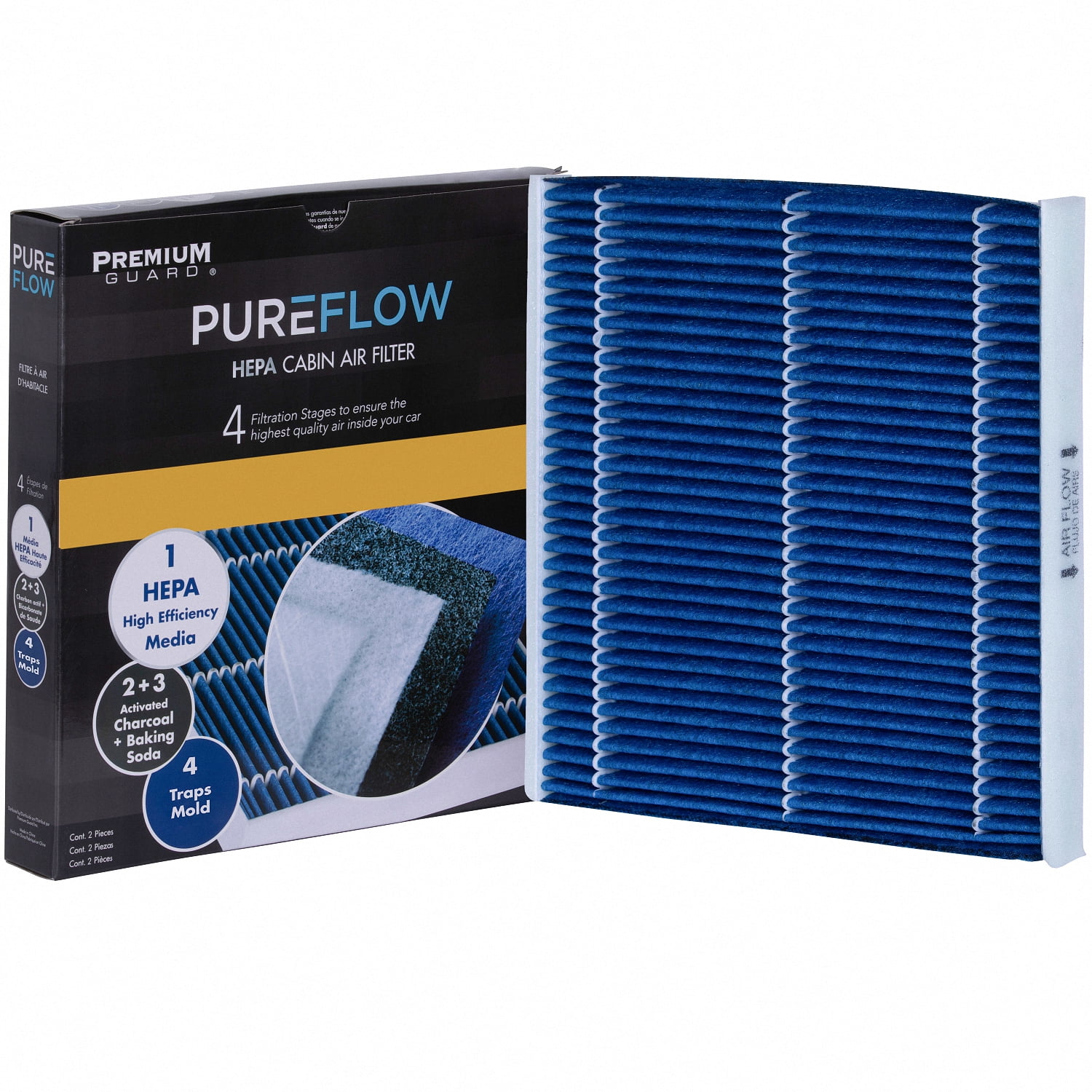PureFlow HEPA Cabin Air Filter PC5479HX | Fits 2002-06 Toyota Camry ...