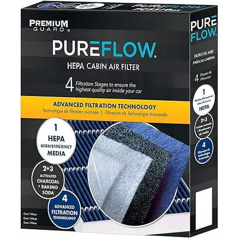 PureFlow HEPA Auto AC Air Filter PC5667HX Fits 2004 22 Jaguar Land Rover Lexus Subaru Toyota Walmart