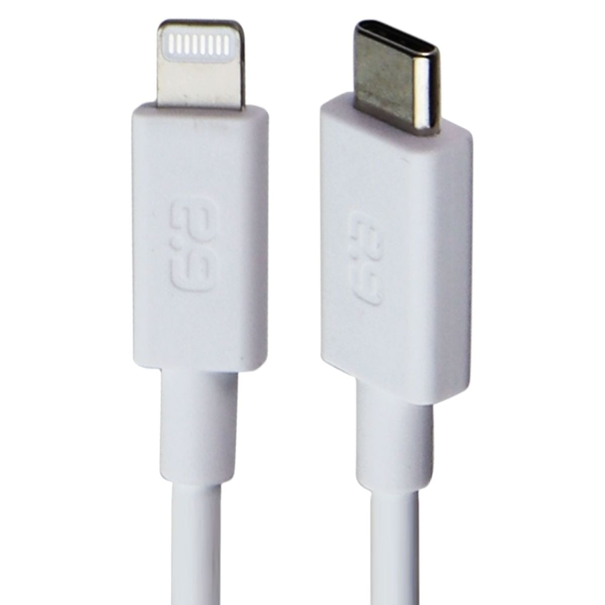 PureGear 6 ft. USB-C to 8-Pin Charging and Data Sync Cable - White ...