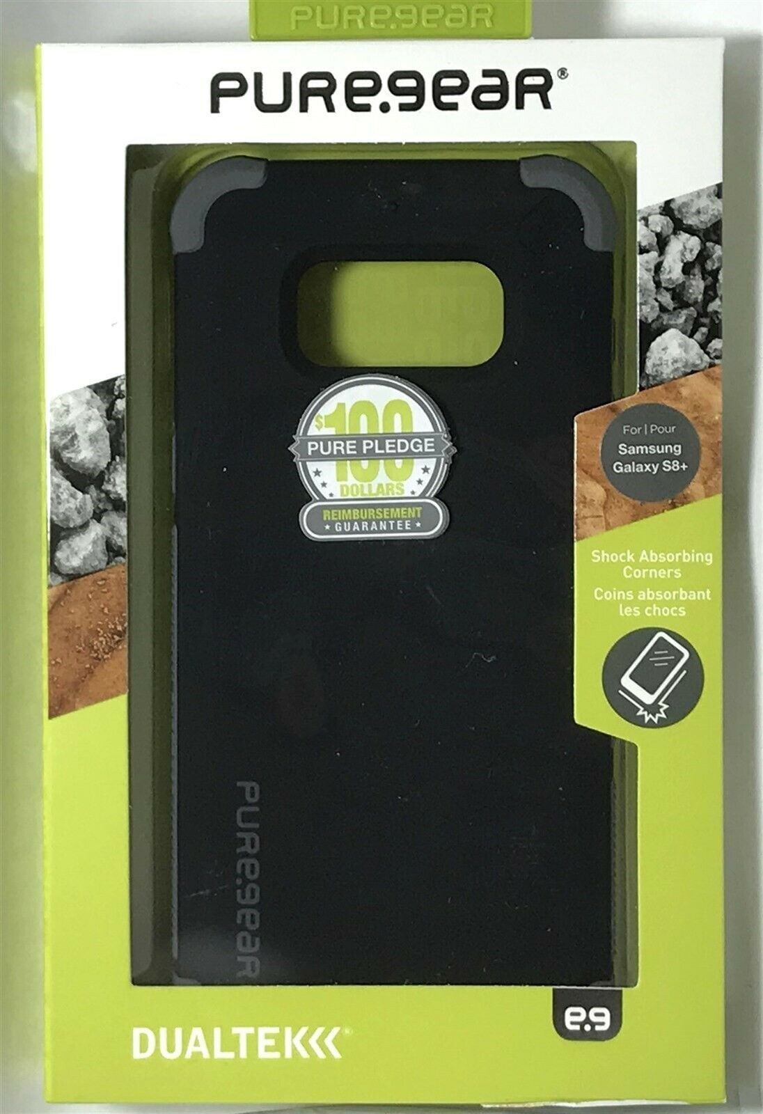 PureGear DualTek Extreme Impact Case for Samsung S8+, S8 Plus ,Black ...