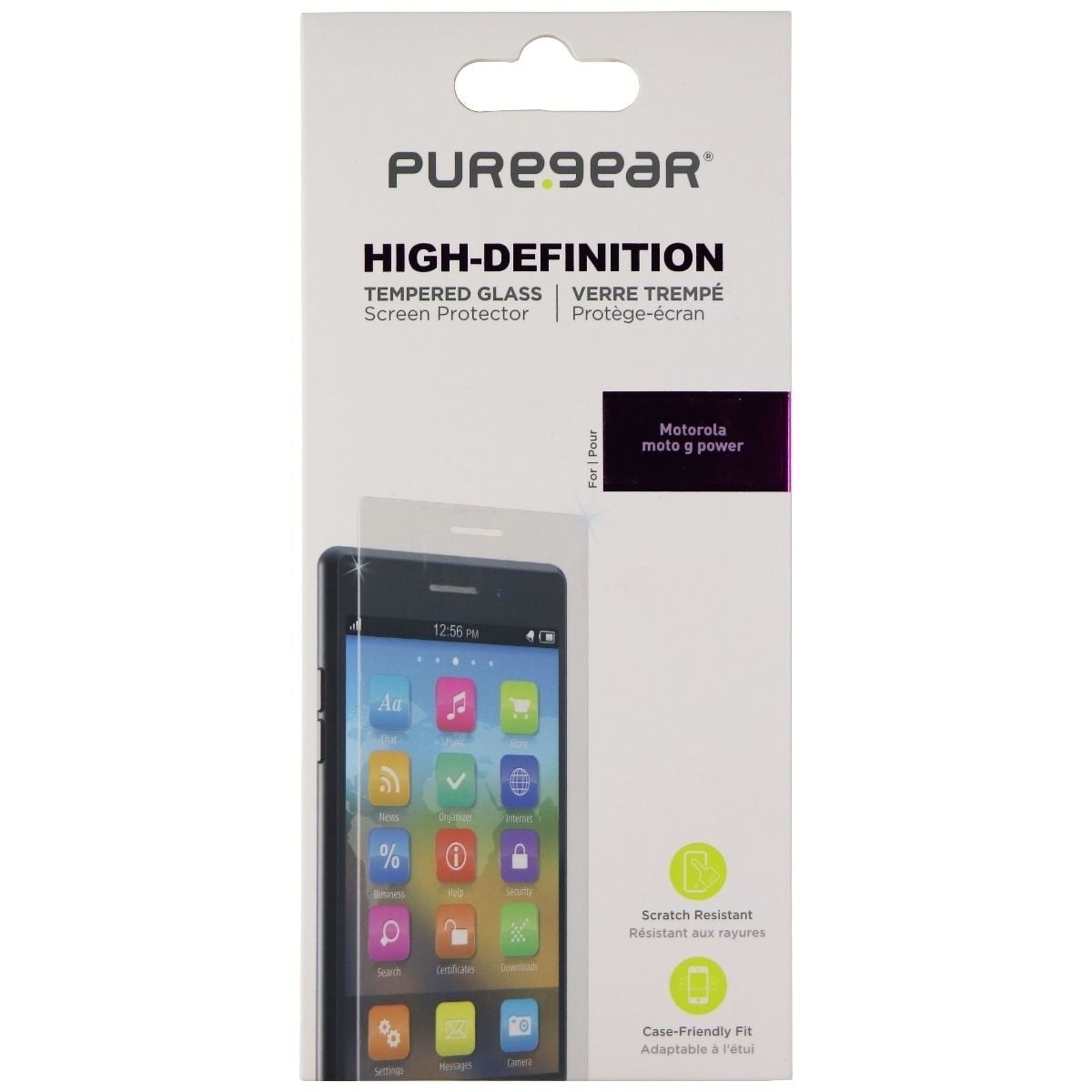 PureGear High-Definition Tempered Glass Screen Protector for Moto G ...